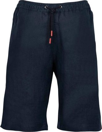Kiton Homme, Shorts, Bleu, Taille: L Linen Shorts