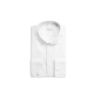 Xacus Camisa vestir ceremonia raso de algod&oacute;n - - Shirts - Herren - Wei&szlig; - 3XL