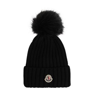 Moncler Wollm&uuml;tze - - Accessories - Damen - Schwarzk - ONE SIZE