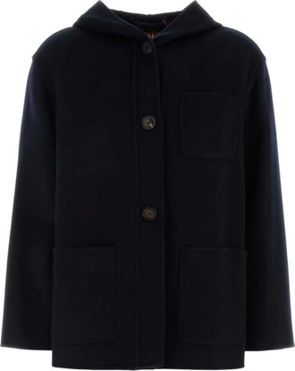 Max Mara Femme, Vestes, Bleu, Taille: 40 FR Newmang Coat