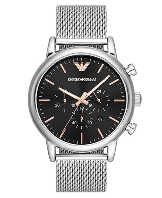 Emporio Armani Luigi Herrenuhr Silber AR11429