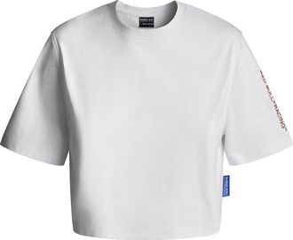 Pepe Jeans London Red Bull Racing X Boxy Crop Tee Damen T-Shirt, Weiß (Weiß), X-Large