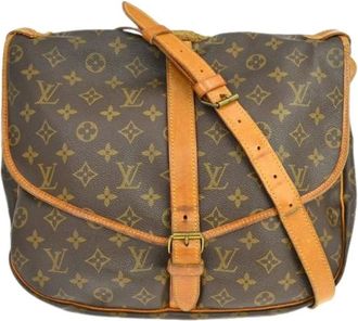 Louis Vuitton unisex, Pre-owned, Brun, Taille: ONE Size Sac &agrave; main Saumur Pre-owned
