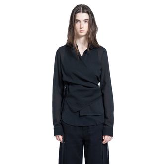 Ann Demeulemeester Alba Asymmetric Wrap Shirt