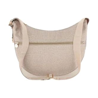 Borbonese Femme, Sacs, Beige, Taille: ONE Size Sac &agrave; bandouli&egrave;re