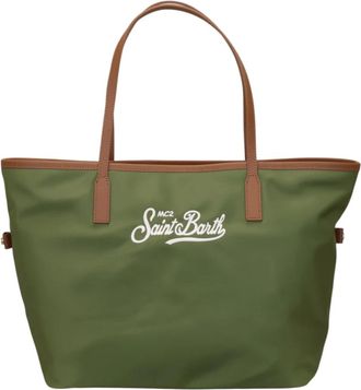 MC2 Saint Barth Femme, Sacs, Vert, Taille: ONE Size City Bag Nylon