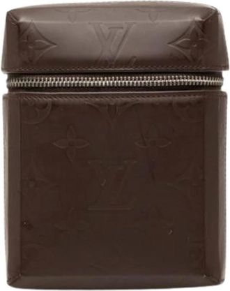 Louis Vuitton Pre-owned Monogram Glace Pouch - Femme - Pre-owned - Brun - Taille: ONE Size