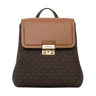 Michael Kors Tribeca Kleiner Rucksack mit Signature-Logo - - Bags - Damen - Braun - ONE SIZE