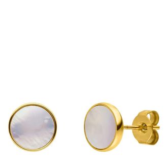 Purelei Ohrringe - Ohrstecker White Gloss - Gr. unisize - in Gold - f&uuml;r Damen