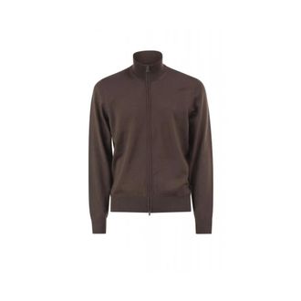 HUGO BOSS Cardigan H-Balonso-L - Homme - Pulls - Brun - Taille: 2XL