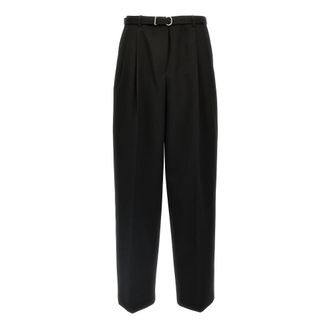 Jil Sander Woll-Anzughose - - Trousers - Damen - Schwarzk - S