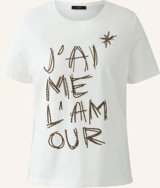 Oui T-Shirt weiss