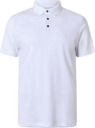 Calvin Klein Poloshirt f&uuml;r Herren, Mit Kragen, Pima-Baumwolle (aus Peru), kurz&auml;rmlig (Leuchtend Wei&szlig;)