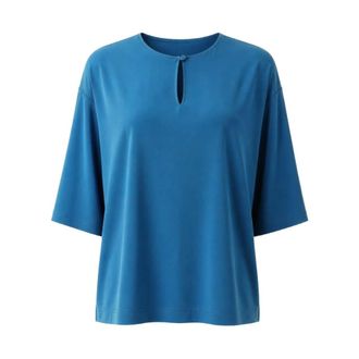 Max Mara Femme, Blouses et Chemises, Bleu, Taille: 38 FR Blouses