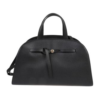 Tory Burch Femme, Sacs, Noir, Taille: ONE Size Sac &agrave; main en cuir grain&eacute;