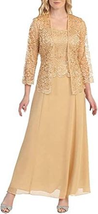 Minetom Femme Robe De Soiree Fête Dentelle Dress De Ceremonie Mariage Cocktail sans Manche Tulle Boléros Demoiselle dhonneur Robe E Or 38