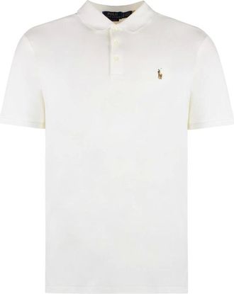 Polo Ralph Lauren Homme, Tops, Blanc, Taille: S T-shirt en coton Pima Classic Fit
