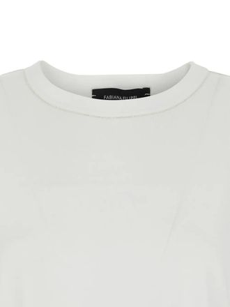Fabiana Filippi Womens Crew-Neck Short-Sleeve T-Shirt Aw25 W