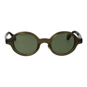 Giorgio Armani unisex, Accessoires, Vert, Taille: 46 MM Lunettes de soleil rondes