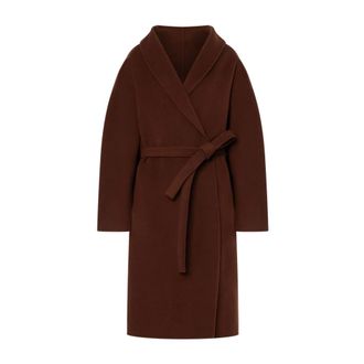 Philosophy di Lorenzo Serafini Femme, Manteaux, Brun, Taille: 42 FR Belted Manteaux