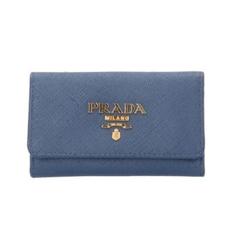 Prada unisex, Pre-owned, Bleu, Taille: ONE Size Portefeuille en cuir Pre-owned