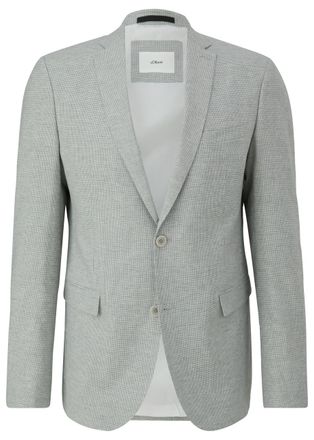 s.Oliver Black Label Herren 2142800 Business-Anzug Jacke, grau 91N8, 50