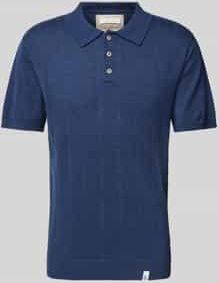 Colours & Sons Slim Fit Poloshirt mit Leinen-Anteil