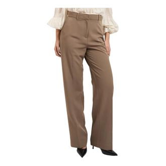 Guess Femme, Pantalons, Brun, Taille: 36 FR Pantalon Large Tailleur Nausica
