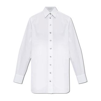 Stella McCartney Femme, Blouses et Chemises, Blanc, Taille: 36 FR Chemise oversize