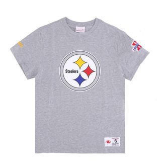 Mitchell & Ness NFL Team Origins Top Pittsburgh Steelers - - Tops - Herren - Grau - XL
