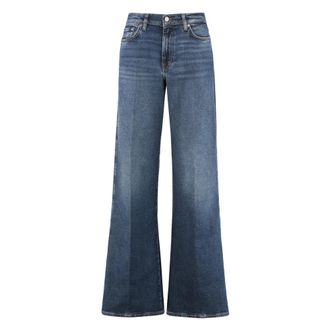 7 For All Mankind Lotta Wide-Leg Jeans - - Jeans - Damen - Blau - W29