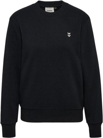 Hummel Sweatshirt HMLPULSE W SWEAT CREWNECK normale Passform, mit Stickerei Chevron-Logo, ohne Verschluss