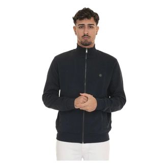 HUGO BOSS Homme, Sweatshirts et sweats &agrave; capuche, Bleu, Taille: XL SweaT-shirt &agrave; fermeture &eacute;clair Logo Uni Composition