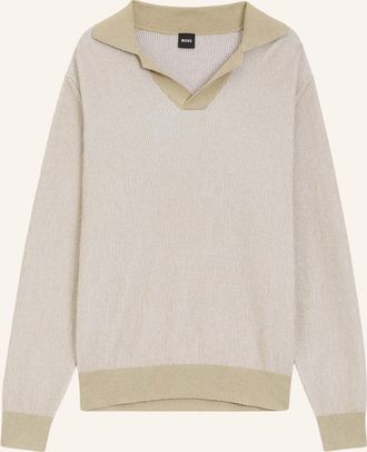 HUGO BOSS Pullover C-Nasario Relaxed Fit beige