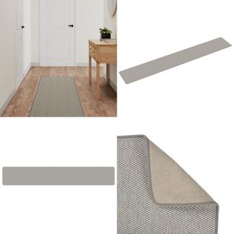 vidaXL Teppichl&auml;ufer Sisal-Optik Platina 50x300 cm - Sisaloptik - Bodenteppich