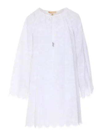 Michael Michael Kors Robe Au Genou - Blanc