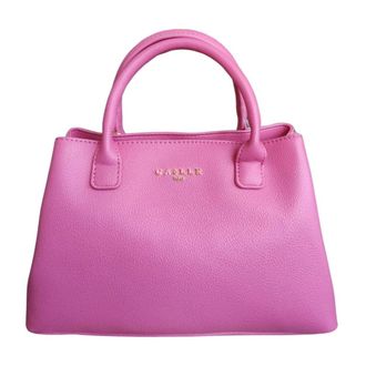 Gaëlle Paris Femme, Sacs, Rose, Taille: ONE Size Sac à bandoulière avec logo en éco-cuir fuchsia