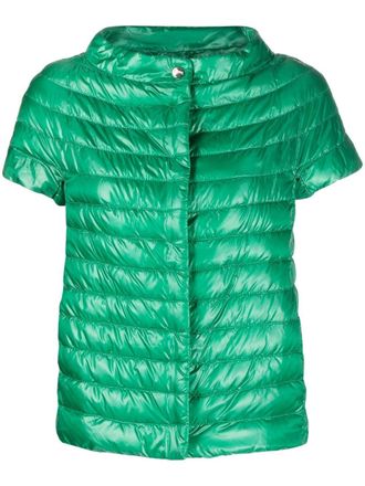 Herno doudoune Margherita &agrave; manches courtes - Vert