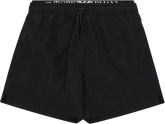 Emporio Armani Homme, Maillots de bain, Noir, Taille: 2XL V&ecirc;tements Mer Noire Shorts Taille &Eacute;lastique