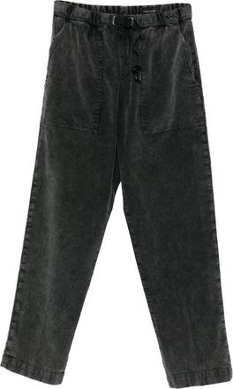 White Sand belted corduroy trousers - Grau