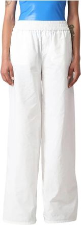 Dsquared2 Femme, Pantalons, Blanc, Taille: 36 FR Wide Leg Pantalons