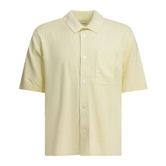 Norse Projects Rollo Kurzarmhemd - - Shirts - Herren - Gelb - S