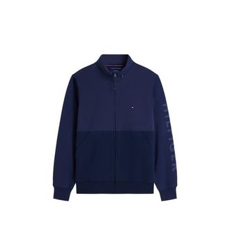 Tommy Hilfiger Sweatshirt &agrave; logo en coton m&eacute;lang&eacute;