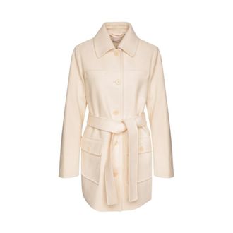 Liu Jo Panno Double Coat - - Coats - Damen - Beige - XS