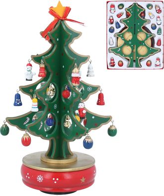 Gisela Graham Weihnachtsbaum mit Musik und Dekorationen