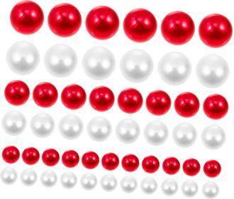 NUOBESTY 1000 St&uuml;ck K&uuml;nstliche Schwimmende Perlen ohne Loch 4mm 6mm 10mm ABS Kunstperlen f&uuml;r Vasendekoration Selbstgemacht Vasenf&uuml;ller f&uuml;r Hochzeiten Babyparty