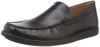 Clarks Homme Ferius Creek Chausson, Cuir Noir, 42.5 EU