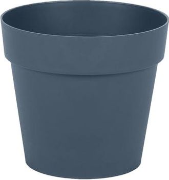 Eda Blumentopf, rund, Toskana, &Oslash; 15 cm, Volumen 1,6 l, &Oslash; 15,3 x H 13,7 cm, Jeansblau