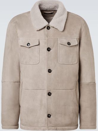 Kiton Feldjacke aus Veloursleder