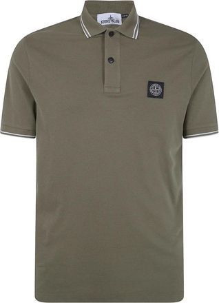 Stone Island Homme, Tops, Vert, Taille: M Polo &agrave; Manches Courtes